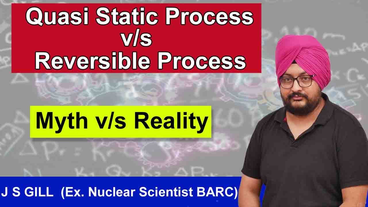 Difference between Quasistatic and Reversible process || J S GILL - YouTube