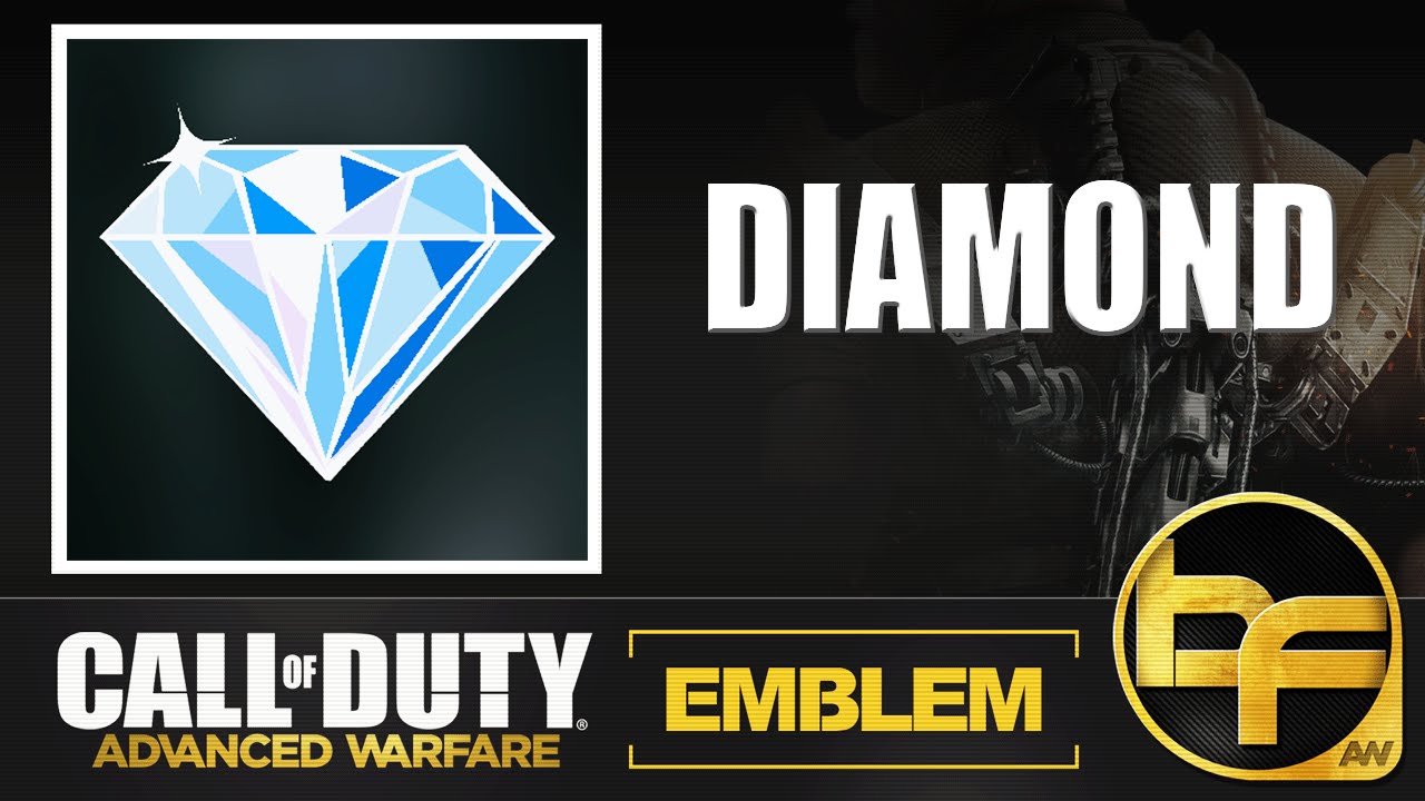 COD Advanced Warfare Emblem Tutorial #134 - Diamond - YouTube