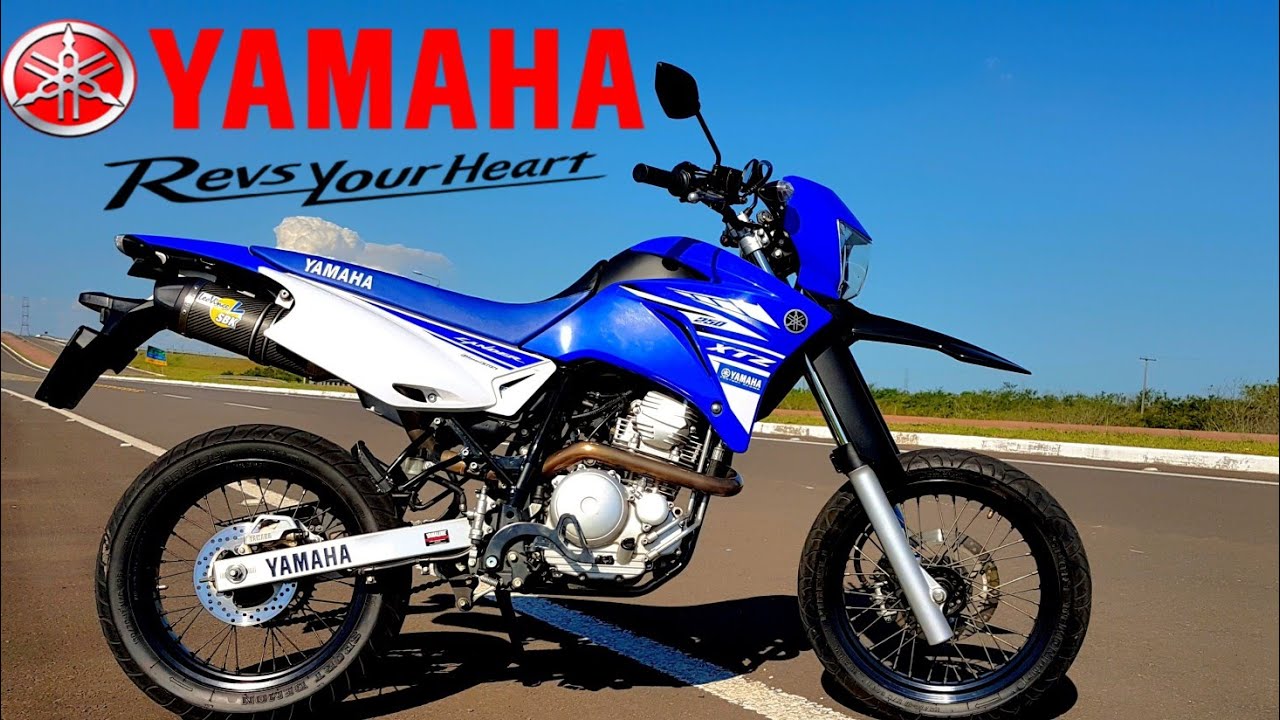 Lander XTZ 250 MOTARD - Lander X feita em casa - YouTube