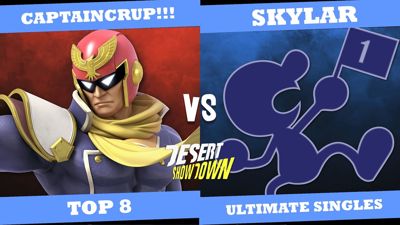 Desert Showdown 2 | Top 8 - CaptainCRUP!!! (Captain Falcon) Vs. Skylar ...