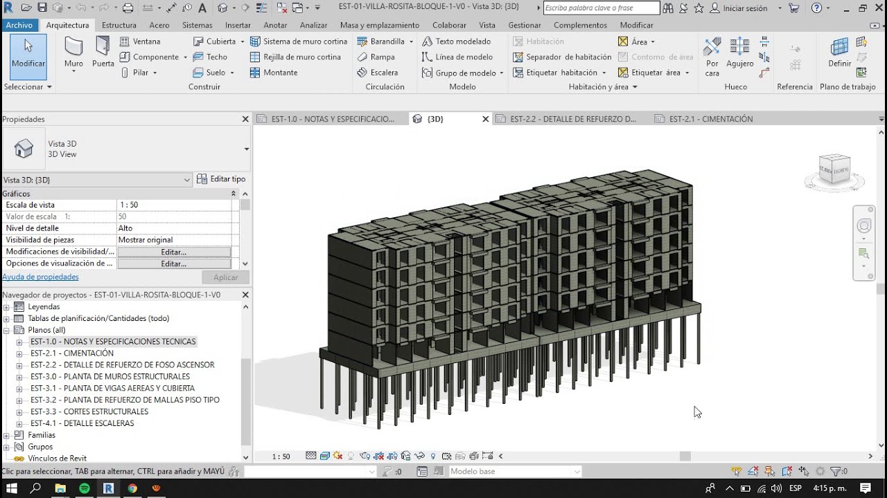 📐 Curso Revit Completo: Proyecto Estructural desde Cero | Introducción - YouTube