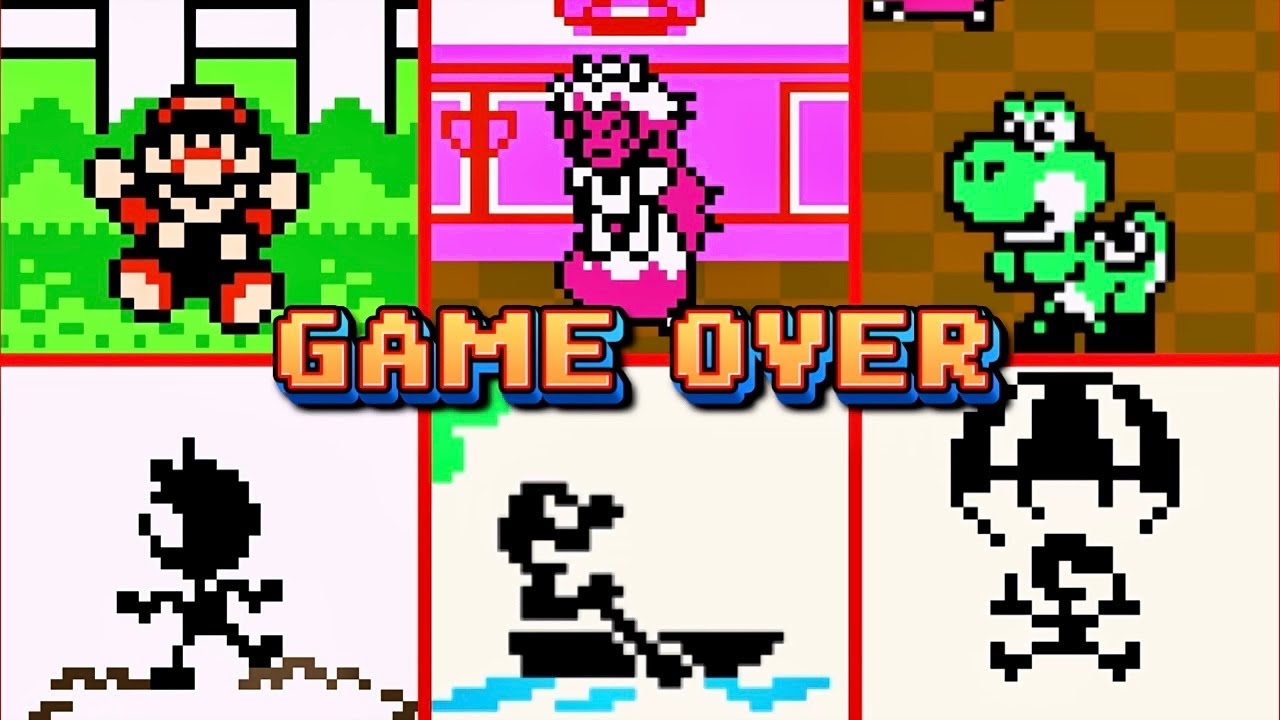 Game & Watch Gallery 2 GAME OVER screens - YouTube