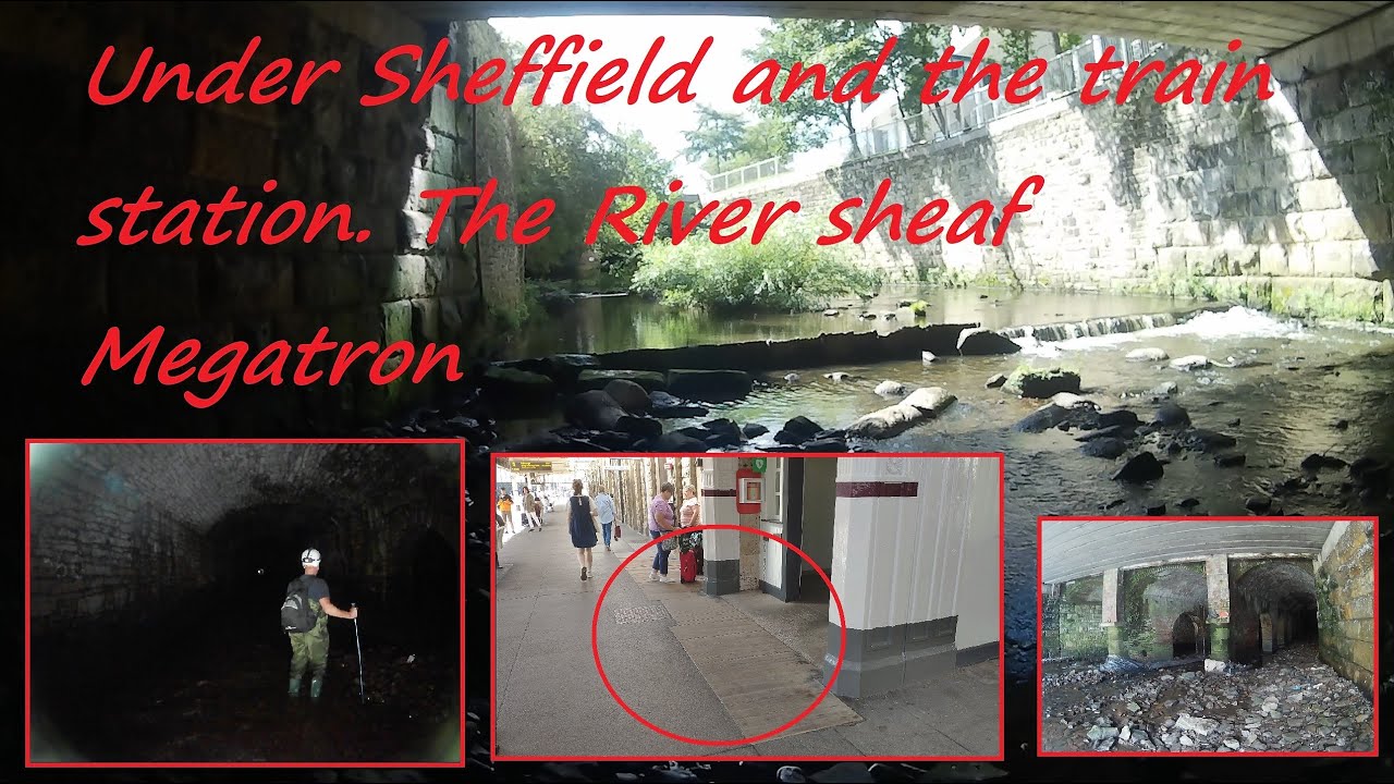Sheffield underground river walk. The Megatron. 1 of 4 videos. Action ...