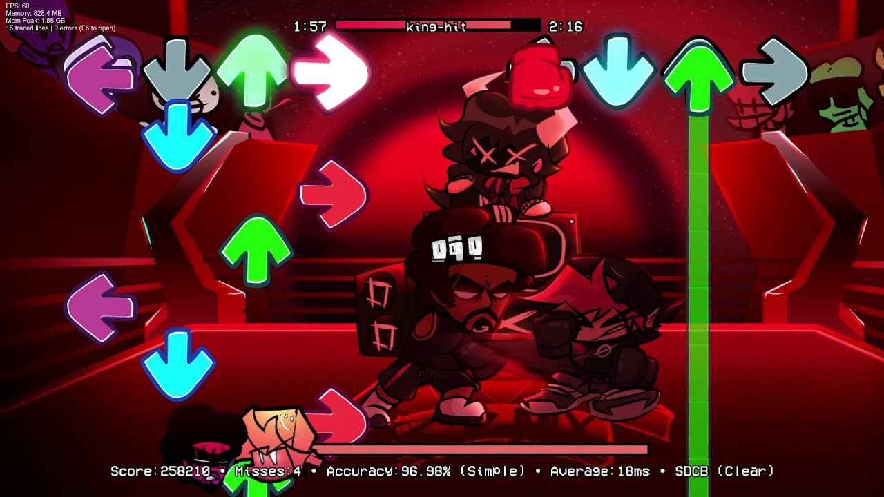 KING HIT - Friday Night Funkin' Rev-Mixed (Clear) (7 Misses) - YouTube