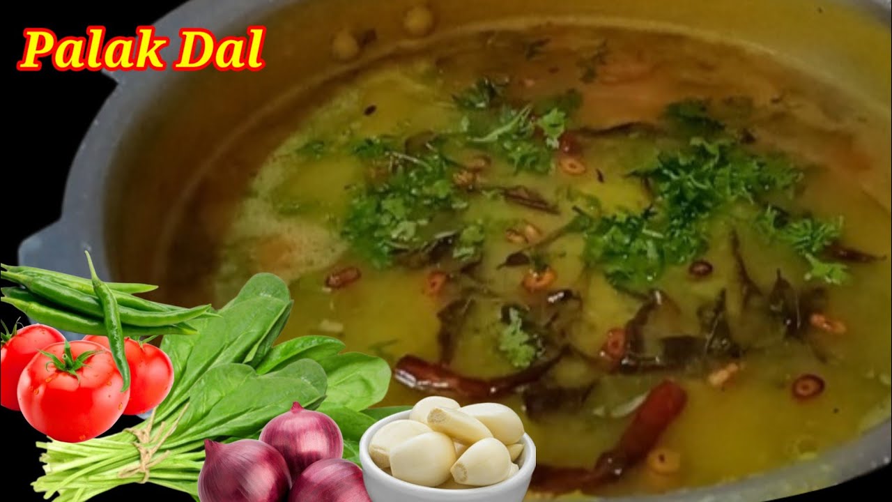 Dal palak recipe|| Dal palak tadka #palak dal - YouTube