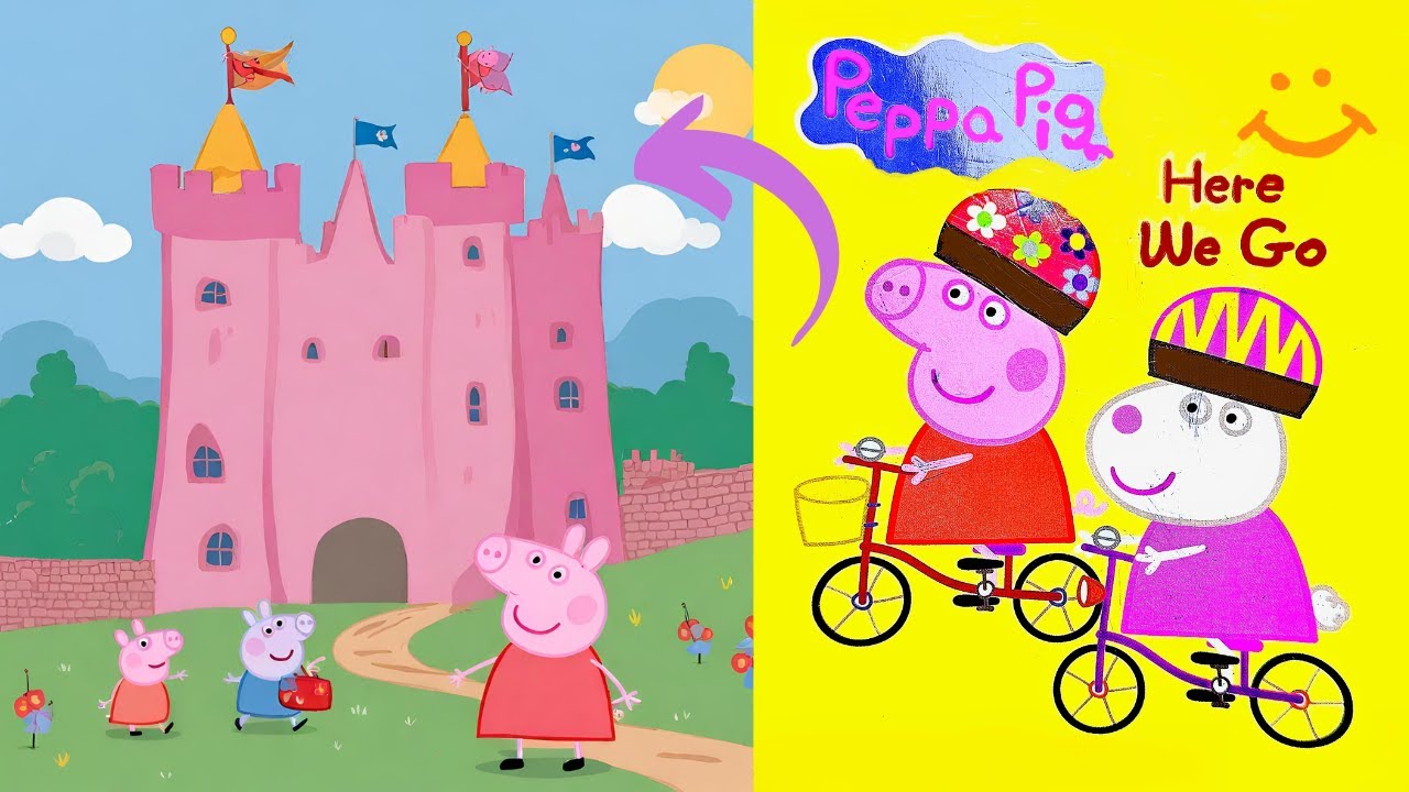 Peppa Pig Meets Princess and visits the castle!| Kids TV and stories ...
