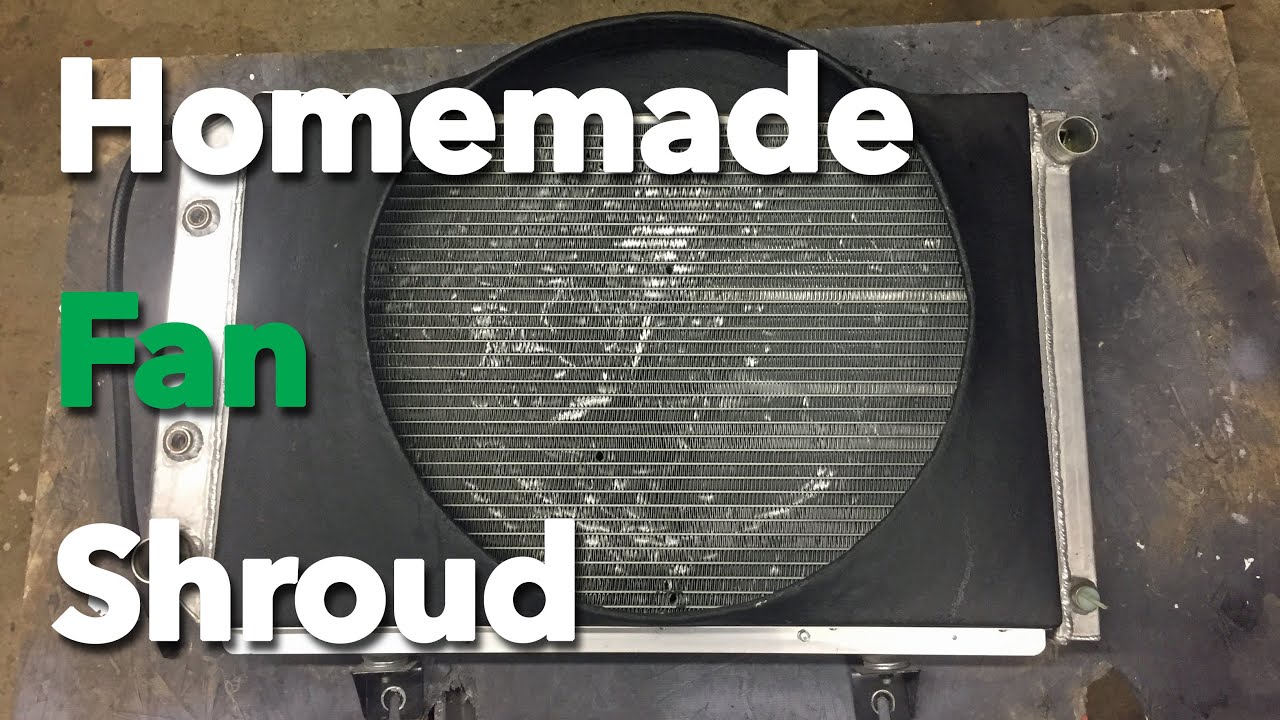 Make a Custom DIY Fan Shroud at Home out of Fiberglass Resin and a ...