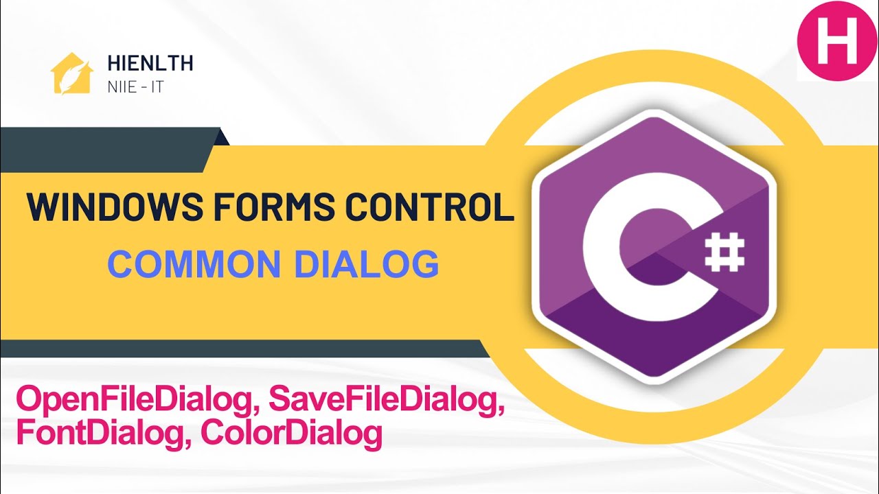 WF - Common Dialog - YouTube