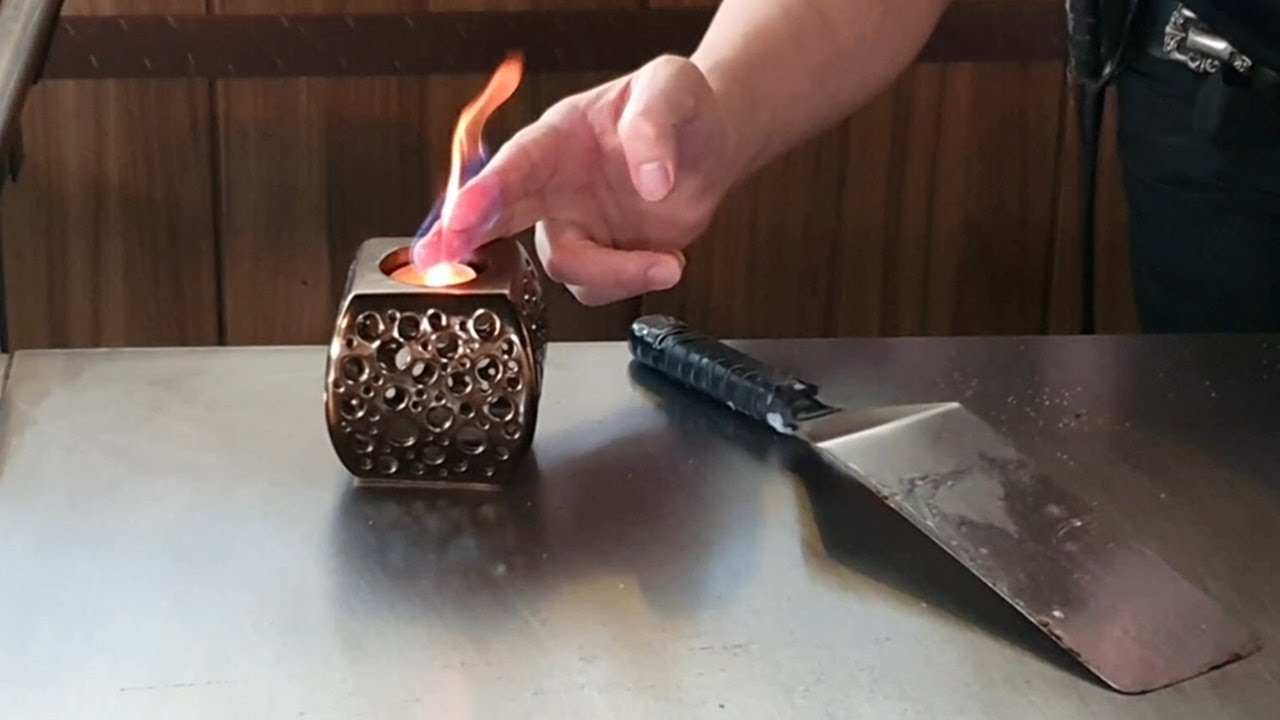 Amazing Teppanyaki Show Steak Master with Fire - Korean Food - YouTube