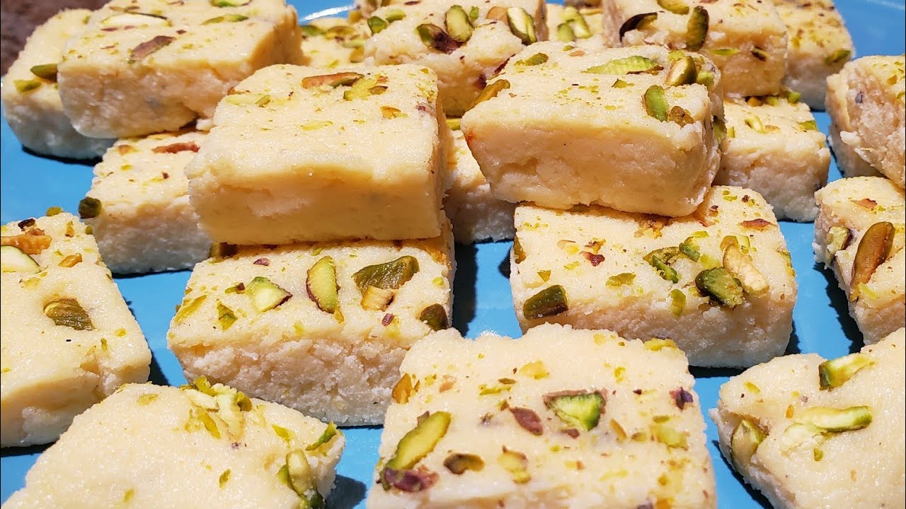Ricotta Cheese Dessert | Easy & Simple Kalakand Burfi Sweet Recipe # ...