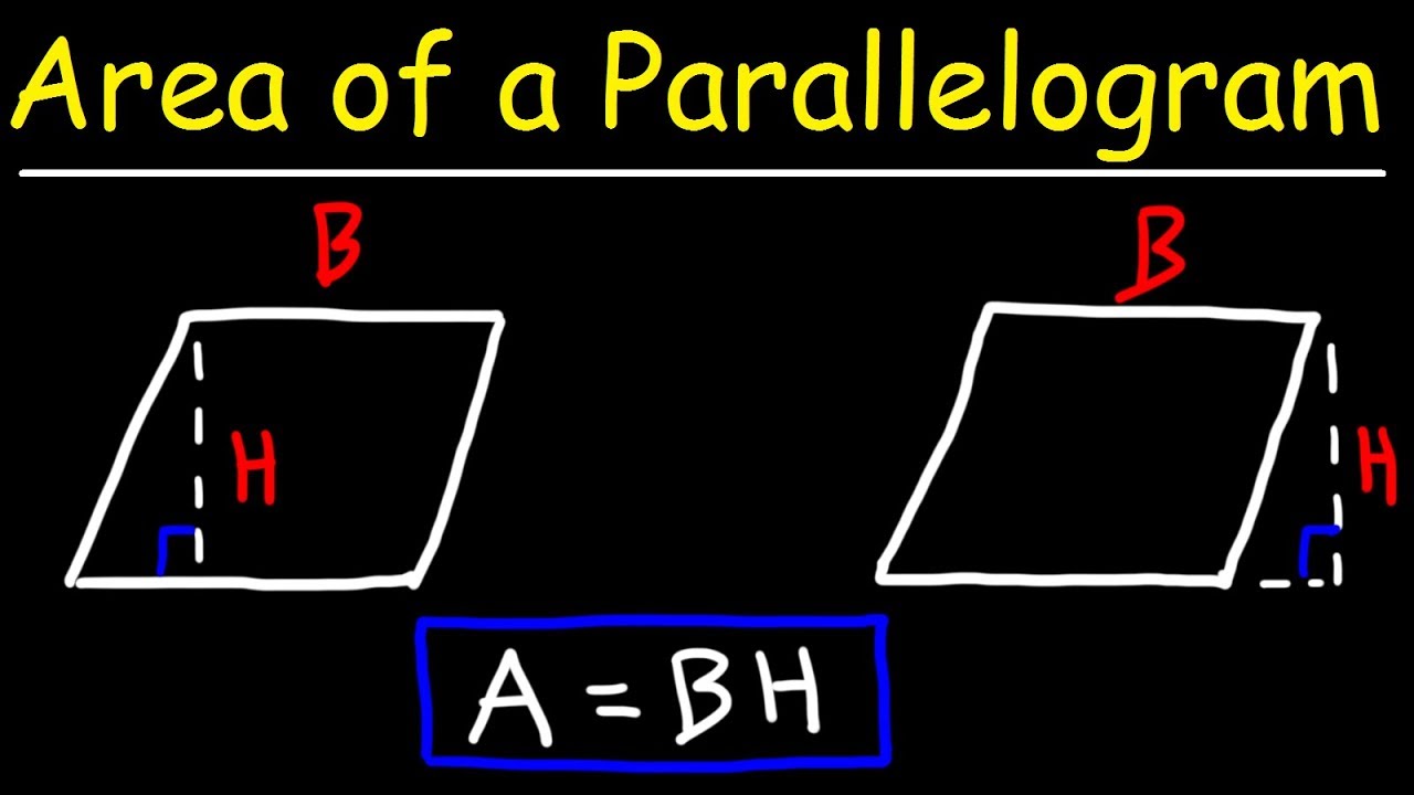 Area Of A Parallelogram YouTube area-of-a-parallelogram-youtube