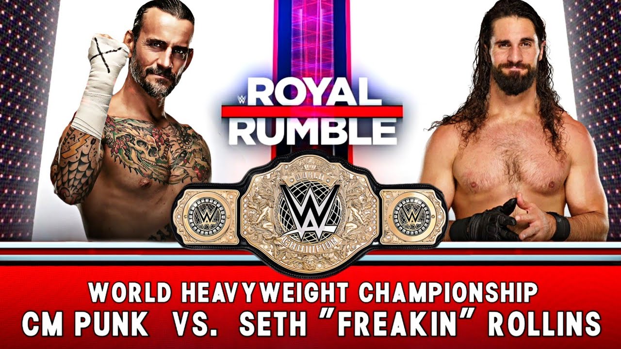 WWE 2K23- Cm Punk Vs Seth Rollins Royal Rumble - YouTube