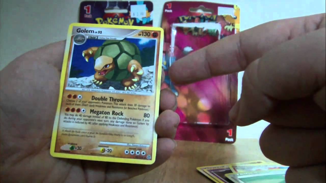 Pokemon TCG Diamond & Pearl Booster Packs opening - YouTube