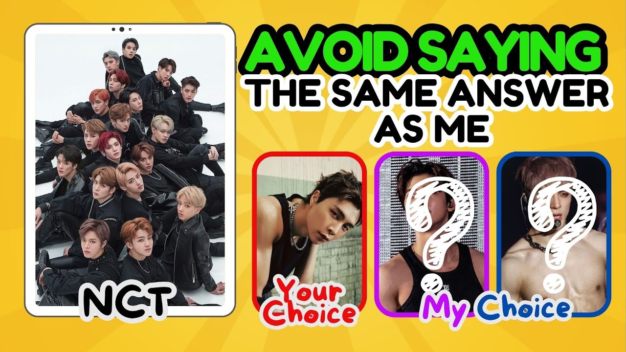 AVOID SAYING THE SAME ANSWER AS ME 😆 ️ K-POP Edition 🎤 - YouTube