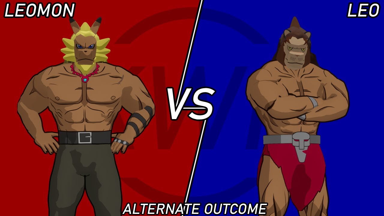 Leomon Vs Leo [ALTERNATE OUTCOME] - YouTube