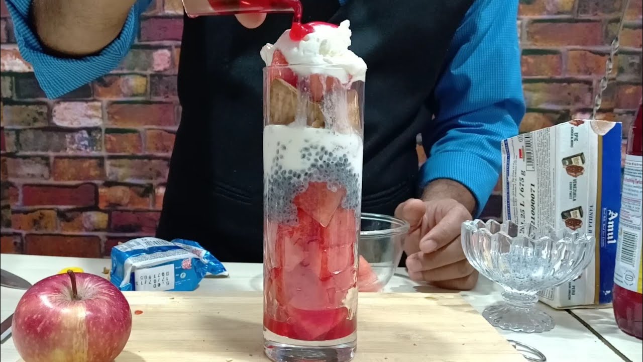 Watermelon delight sundaes ice cream || Sundaes ice cream || The ...