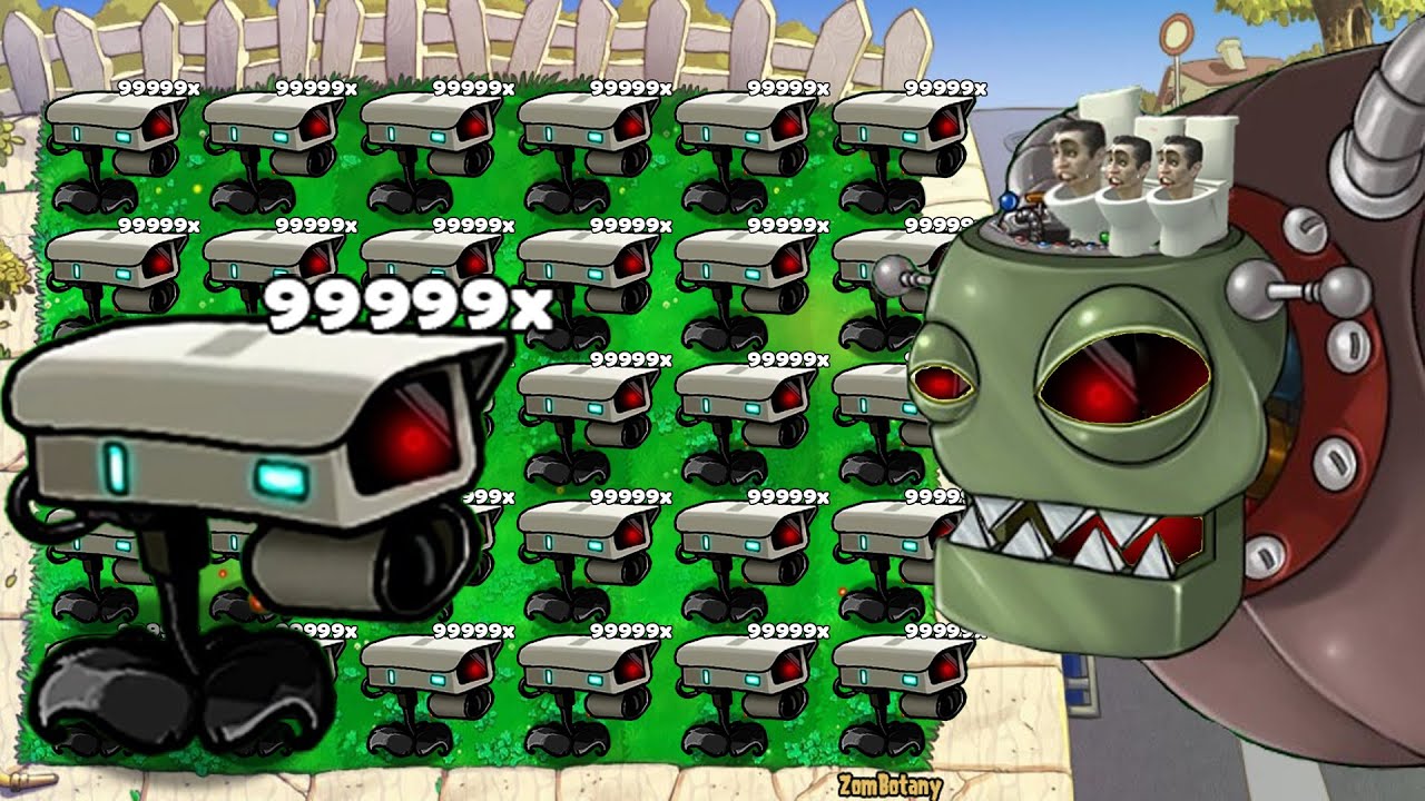 99999 X Cameraman Team VS 99999 X Skibdi Toilet Zombies PVZ Skibidi ...