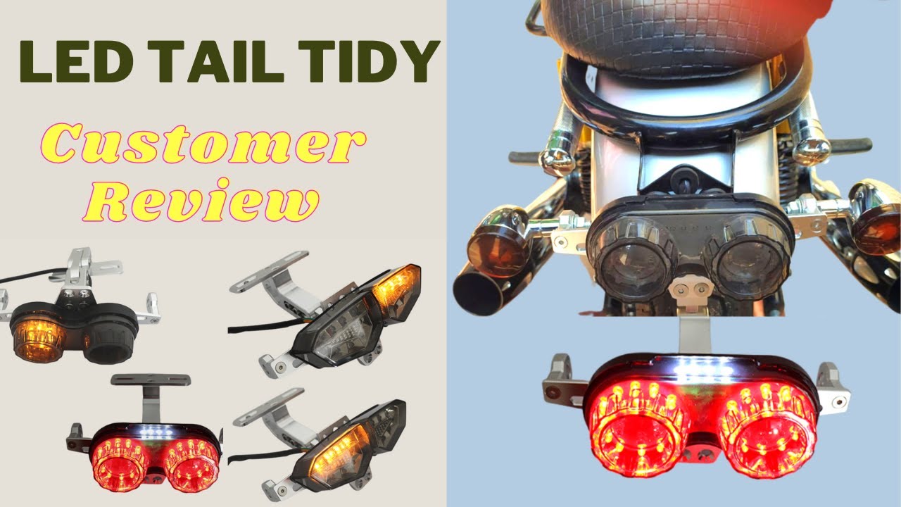 Customer Review II LED Tail Tidy Light Fender Eliminator For All Bikes ...