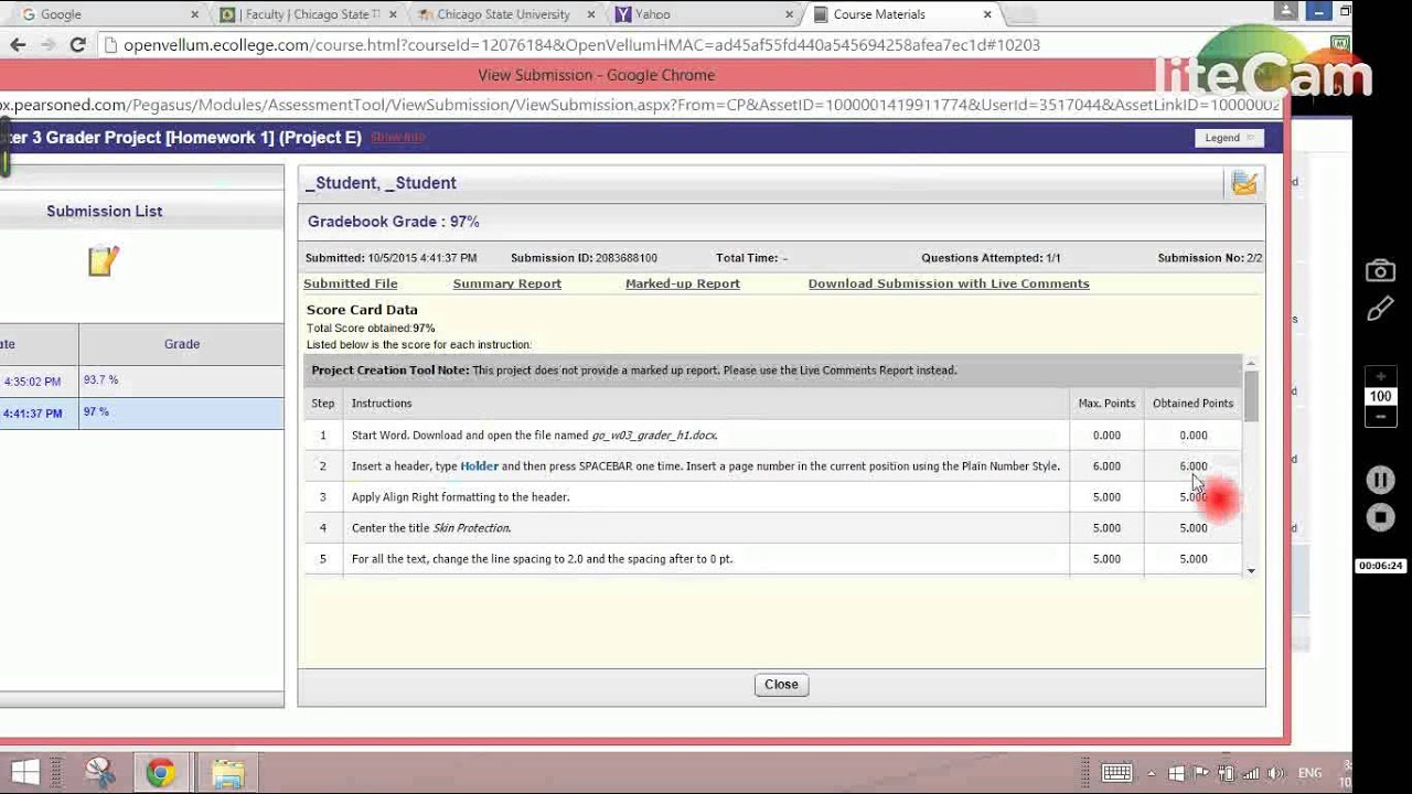Word Chapter 3 Grader Project Homework 1 Project E Part3 - YouTube