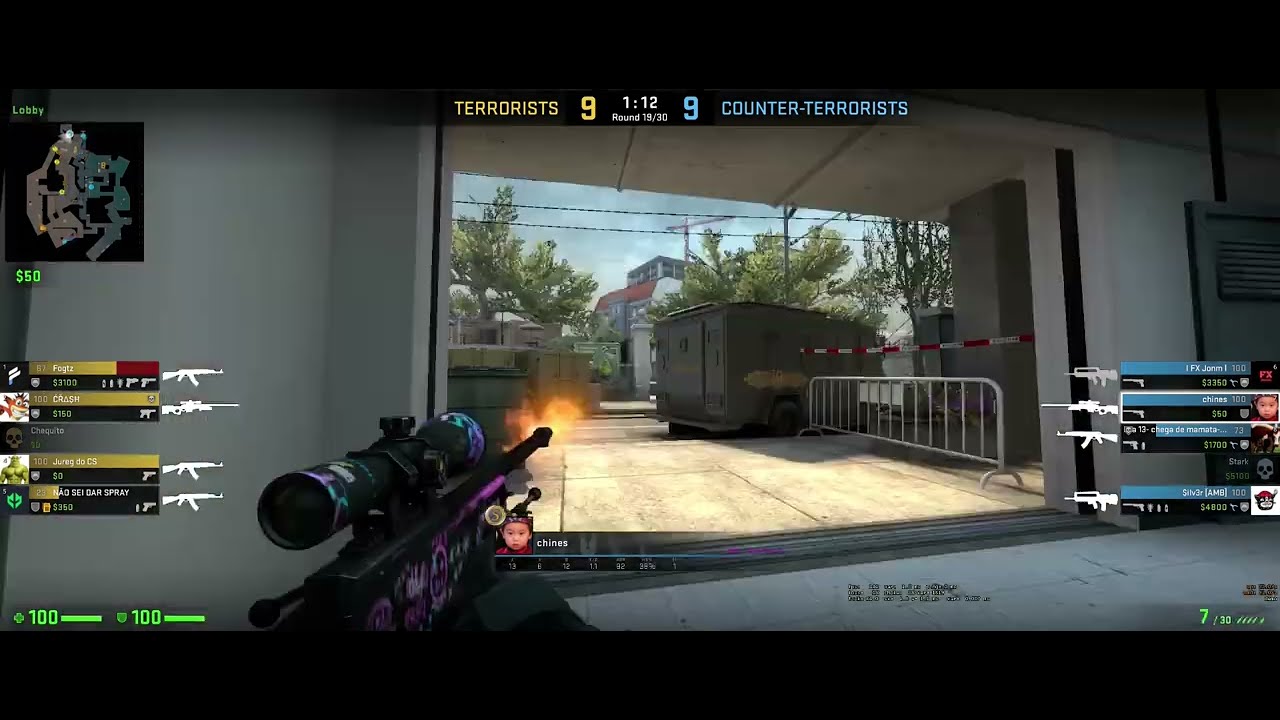 4k AWP Cobblestone - Counter Strike Global Offensive - China - YouTube