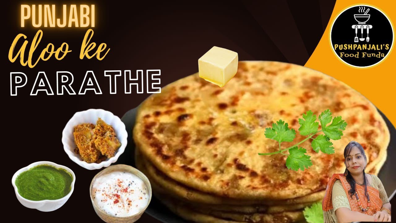 Dhaba Style Aloo Ka Paratha With Green Chutney | Punjabi Aloo Ka ...