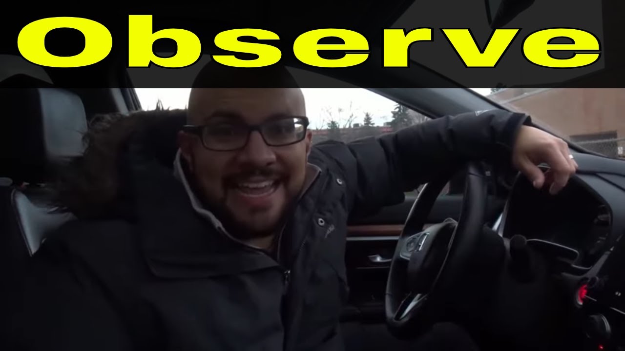 How To Observe While Driving-Lesson For Beginners - YouTube