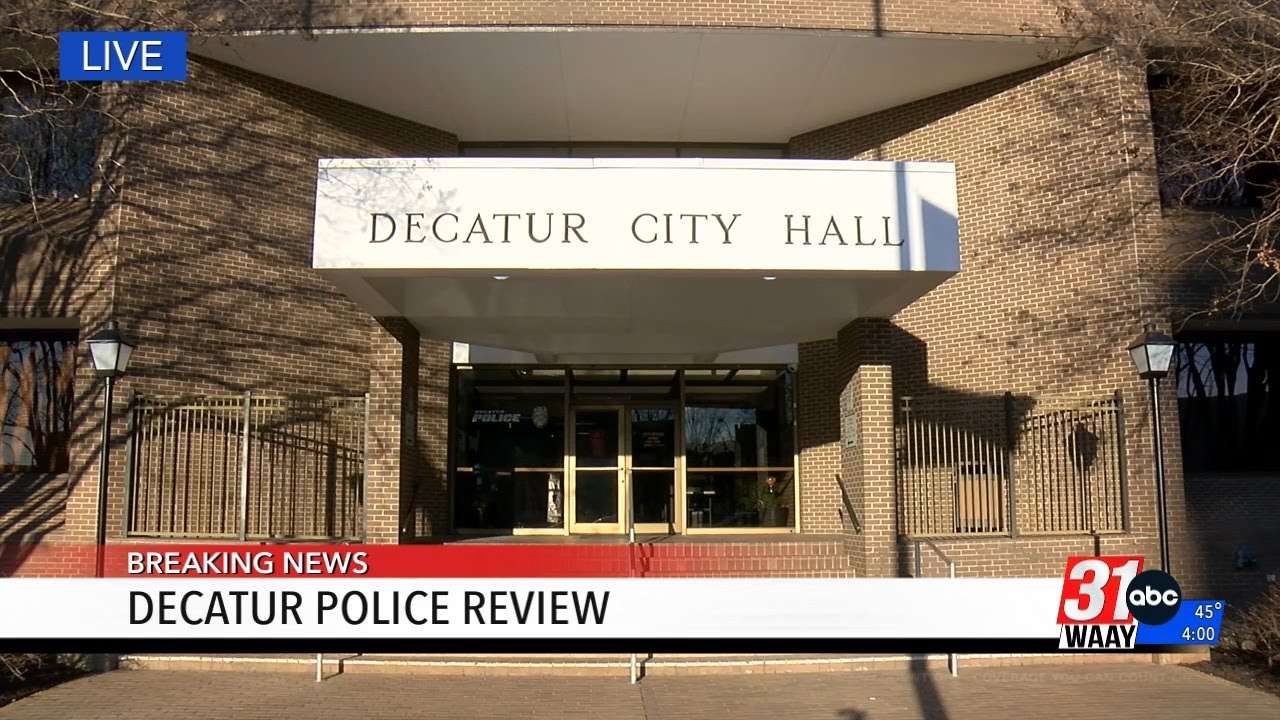 Officials hold news conference on review of Decatur Police Department ...