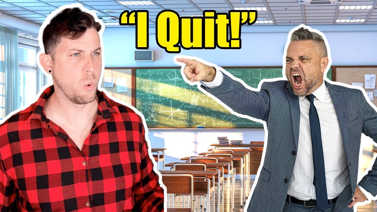 When The Teacher Finally Quits - YouTube