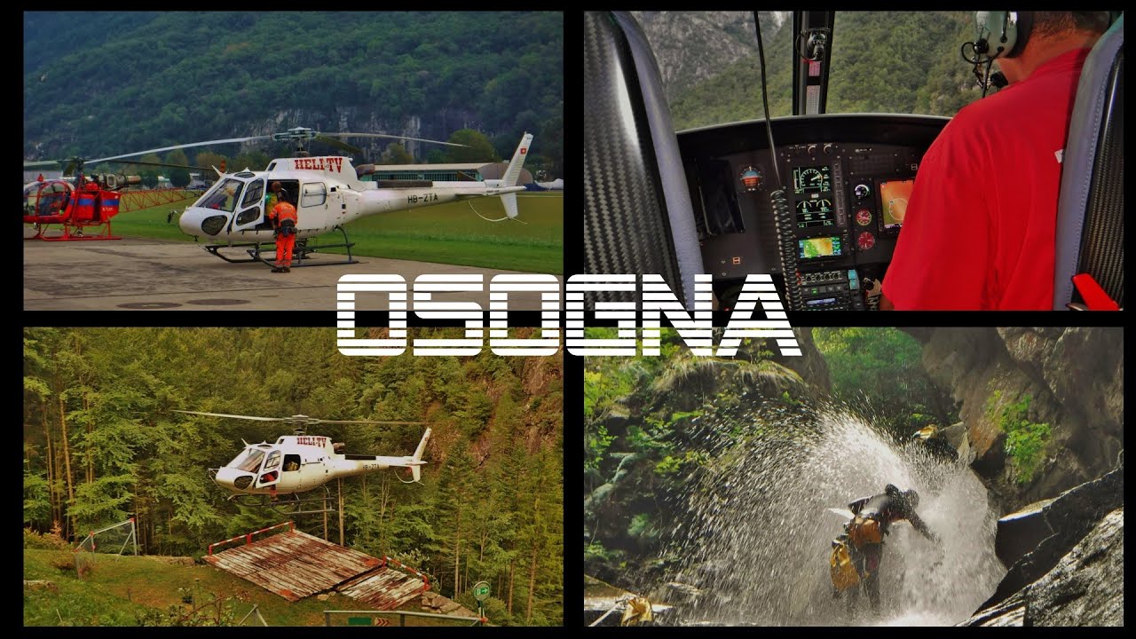 Heli-Canyoning Riale Nala intermedio - Canyoningwoche Tessin 2019 - YouTube