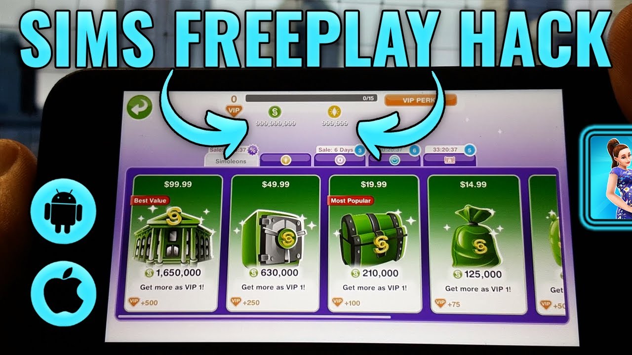 The Sims FreePlay Hack/Mod APK | Unlimited Free Simoleons & Life Points ...