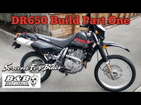 Suzuki DR650 Adventure Build Part 1 - YouTube