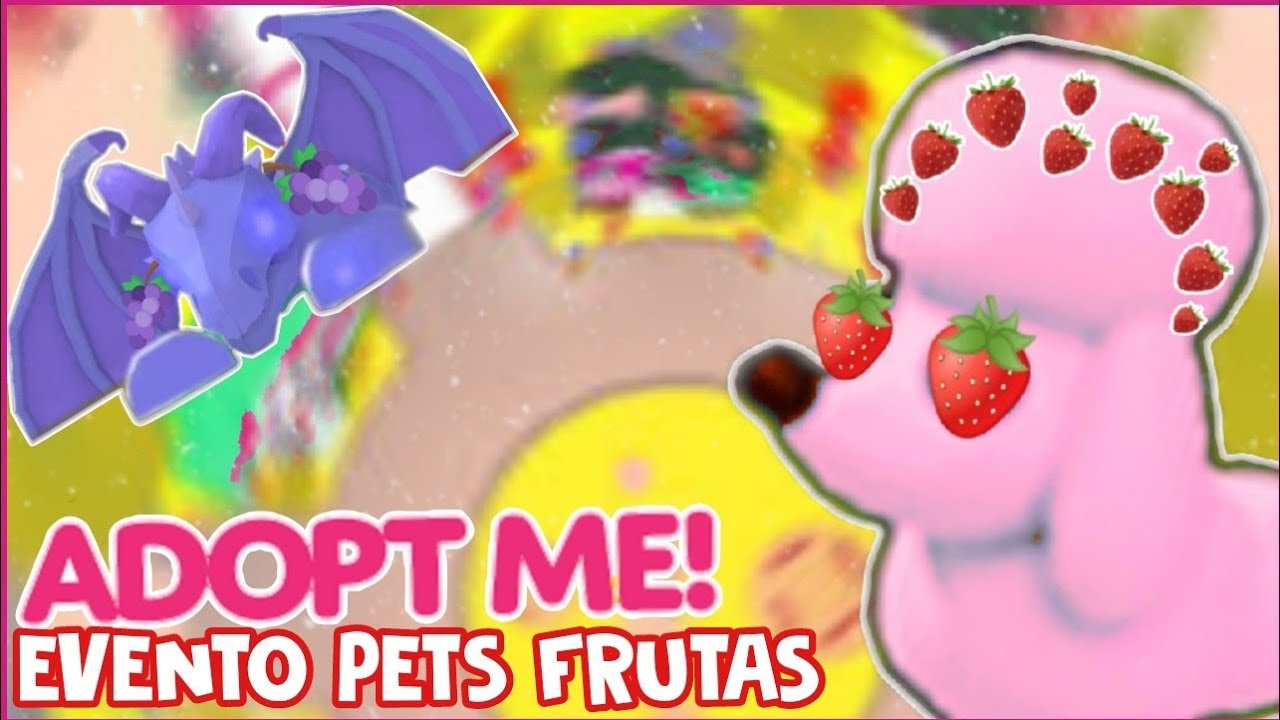 🍓 EVENTO DE PETS FRUTAS CHEGANDO NO ADOPT ME!!🍇 5 NOVOS PETS DE FRUTAS ...