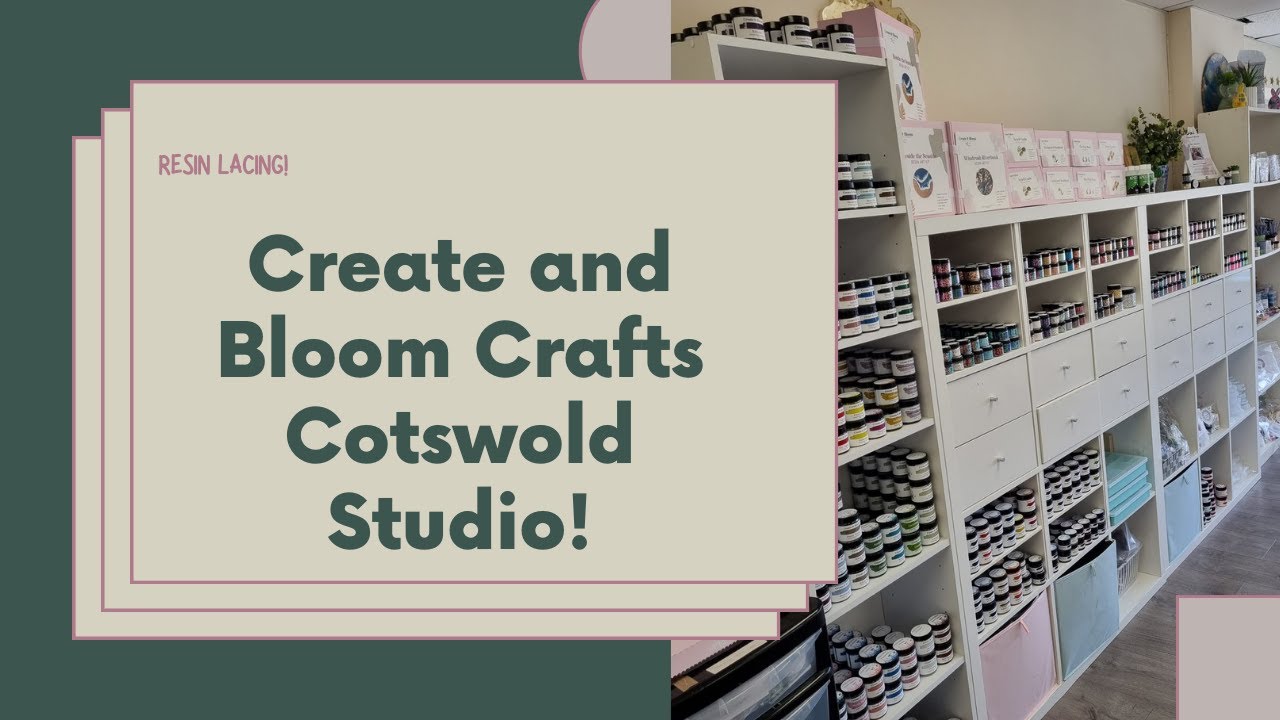 Create and Bloom Crafts Cotswold Studios! - YouTube