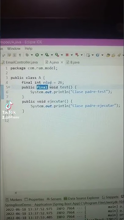 diferencia entre Final y static en java - YouTube