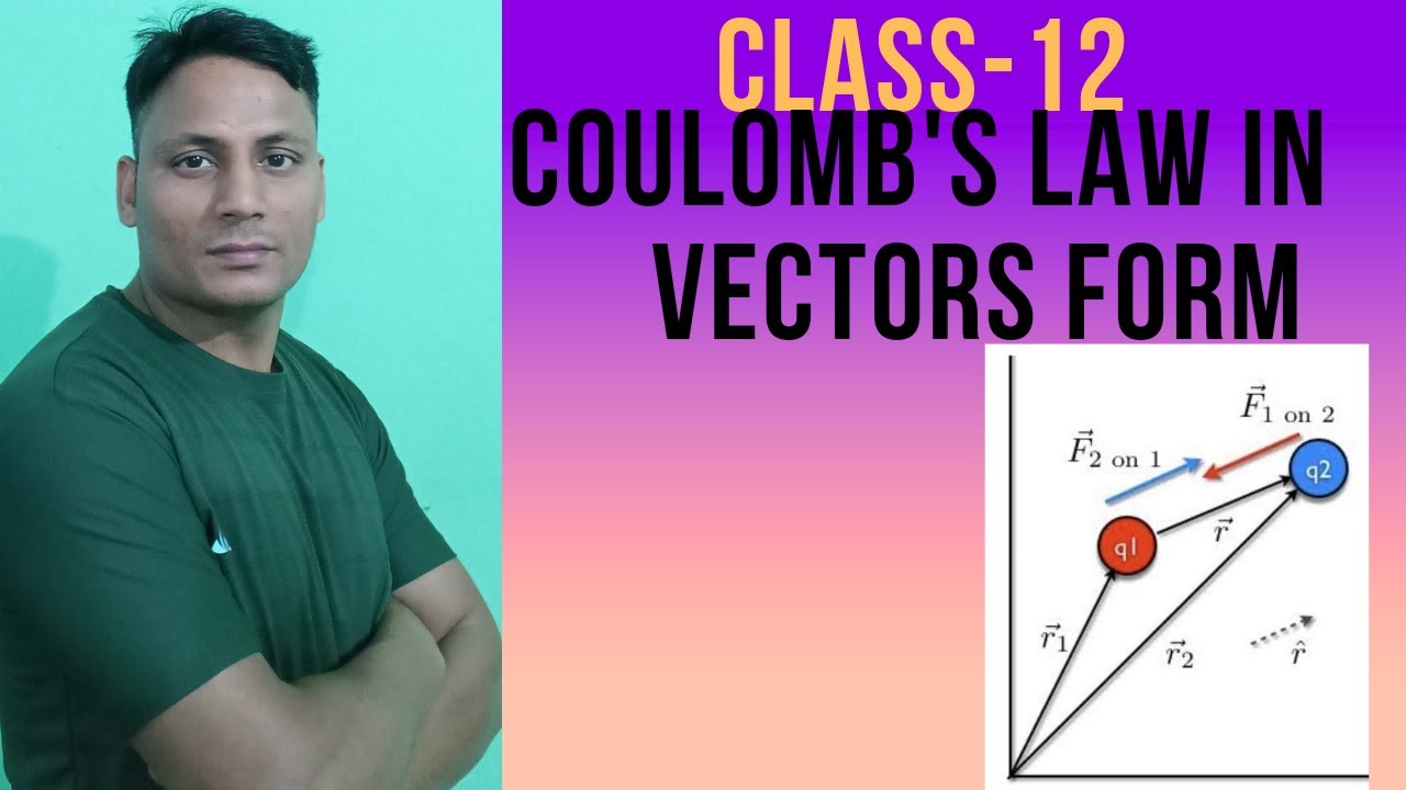 Coulomb's law in vector form Class-12 Chapter -1 electric charge and ...