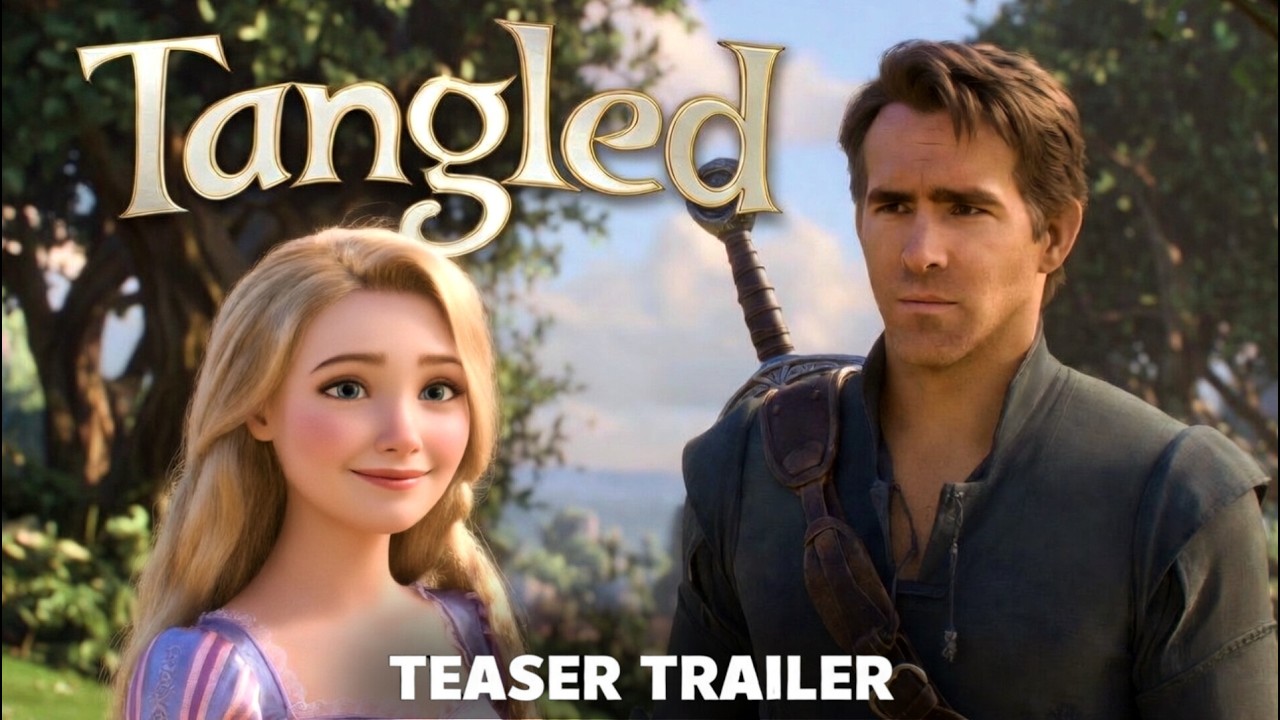 Tangled Live Action Concept Trailer (2027) | Ryan Reynolds as Flynn ...