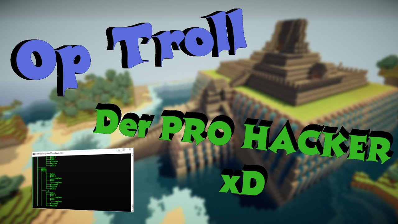 Minecraft Op Troll "Der PRO HACKER xD" | CrashDeZZ - YouTube