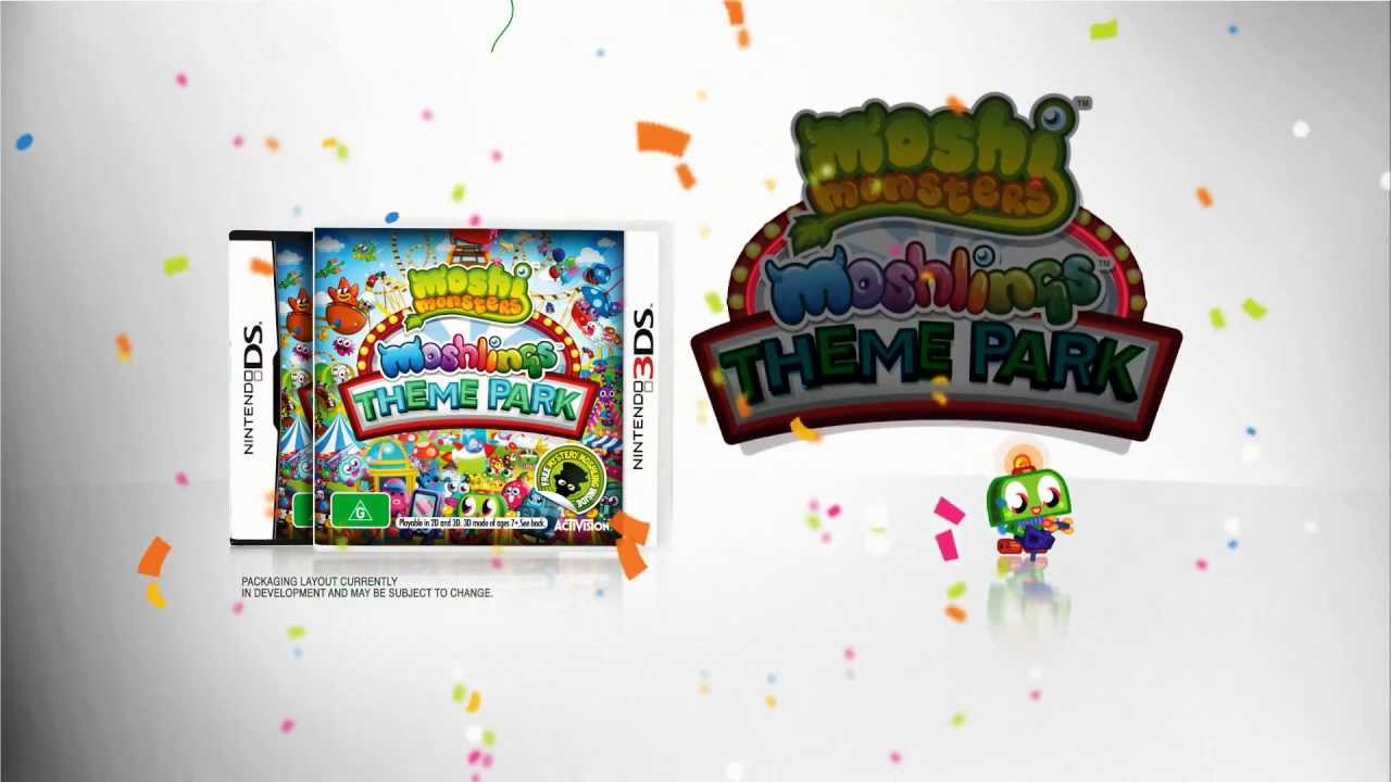 Moshi Monsters: Moshlings Theme Park for Nintendo DS and 3DS - YouTube