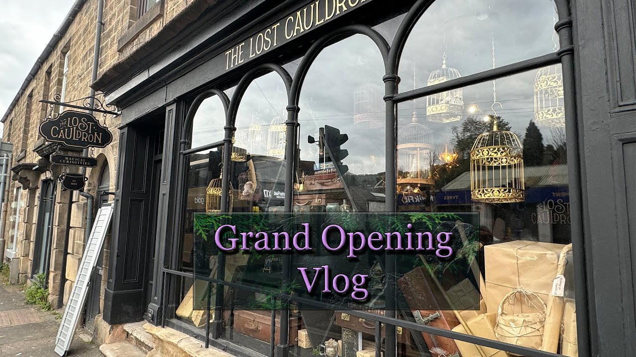 The Lost Cauldron Shop | Grand Opening | April 2024 - YouTube