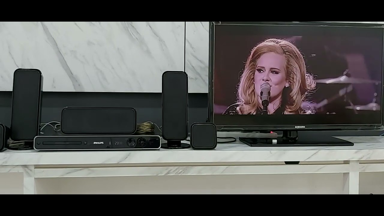 Philips HTS3366 5.1 home theatre sound test part 2. - YouTube