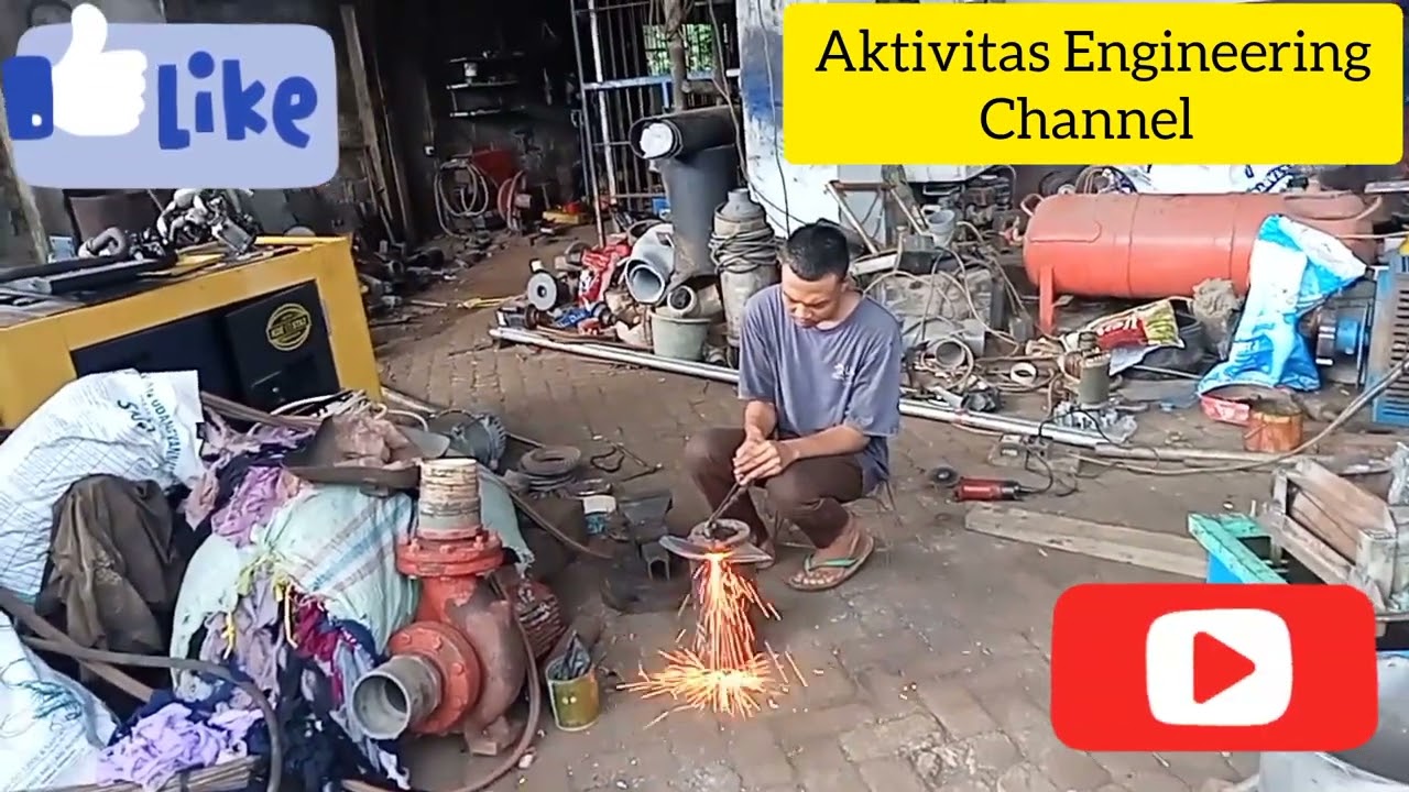 Blender Las Potong Plat Besi @Aktivitas Engineering - YouTube