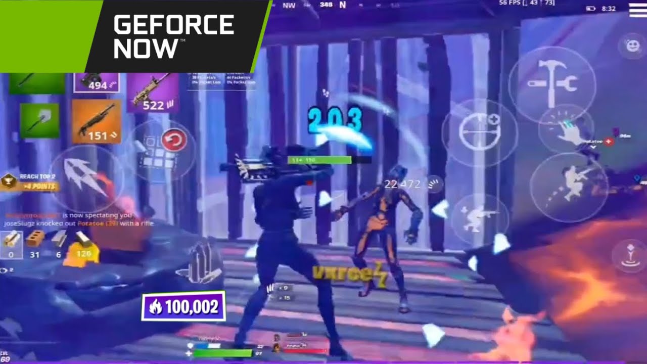 Best GeForce Now Fortnite Mobile Arena Player😈 - YouTube