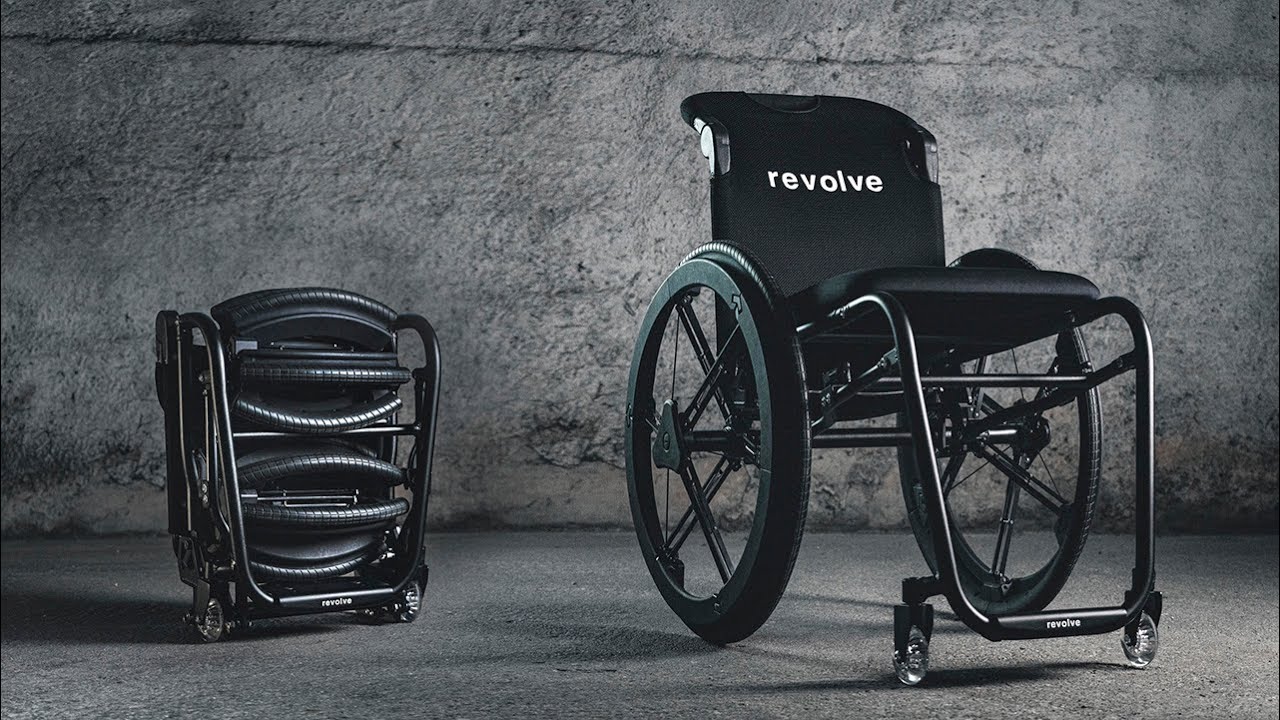 REVOLVE AIR: World's Most Compact Active Wheelchair - YouTube