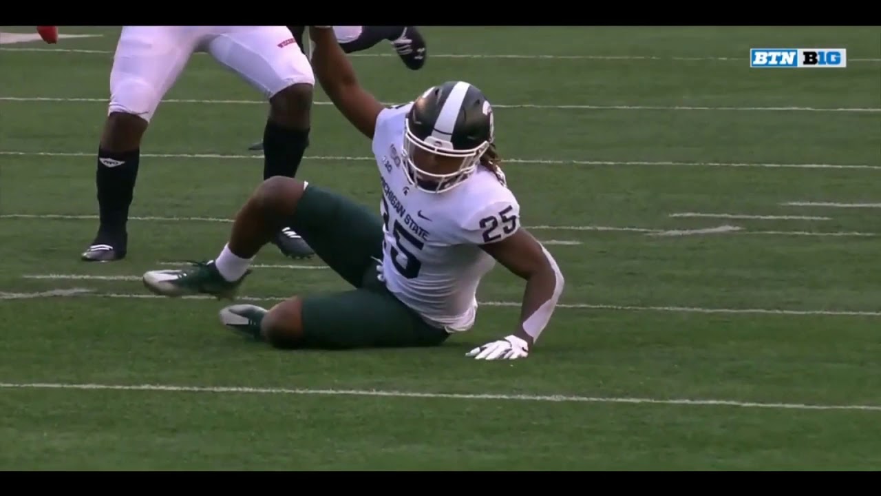 Darrell Stewart Jr. (Michigan State WR #25) vs. Wisconsin (2019) - YouTube