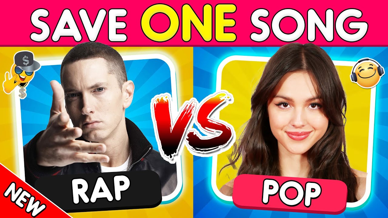 SAVE ONE SONG: POP vs RAP 🎵 | 2025 Edition | Music Quiz - YouTube