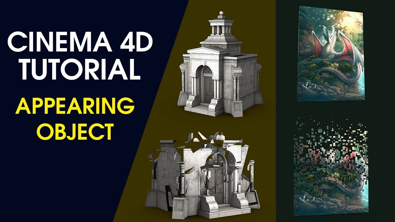 Appearing Object - Cinema 4D Tutorial - YouTube