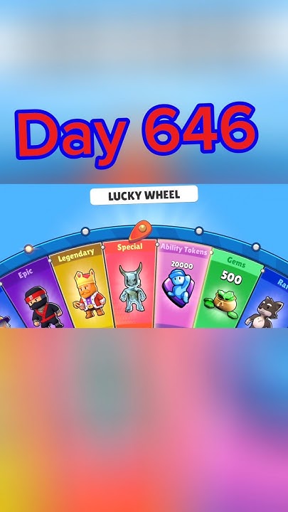 Day 646 of spinning the stumble guys wheel - YouTube
