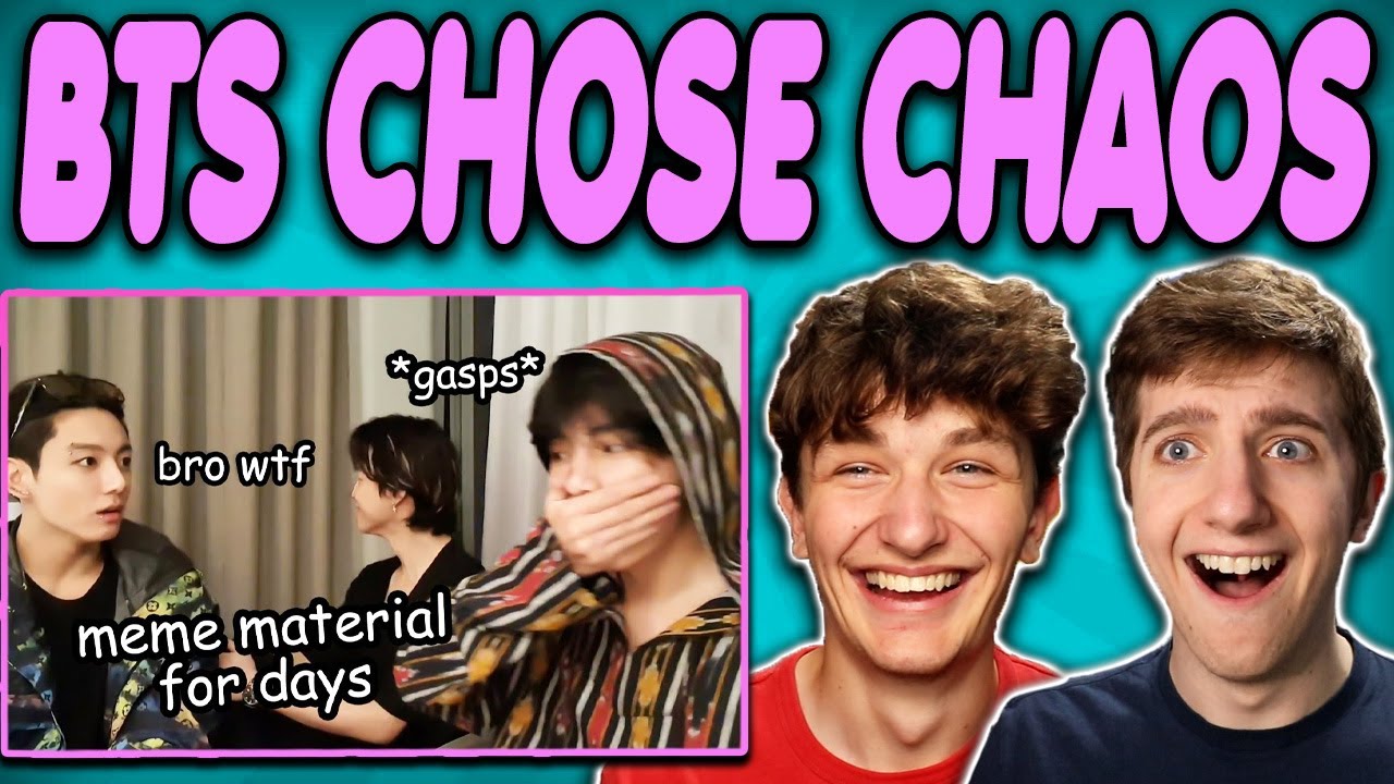 BTS Chose Chaos in the US REACTION!! (BTS Funny Moments Reaction) - YouTube