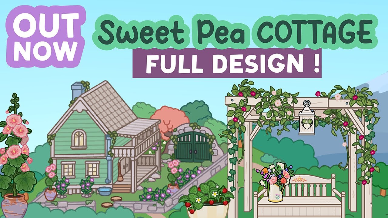 NEW UPDATE Sweet Pea Cottage Family House Cottagecore Aesthetic Aura ...