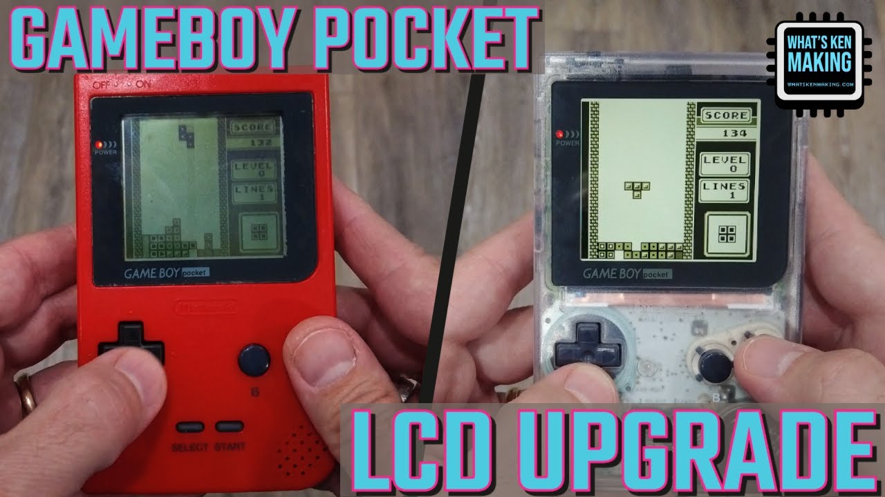LCD Upgrade on my Game Boy Pocket - YouTube